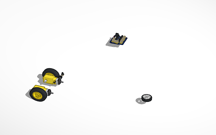 3D design Kelompok 3 Line Follower design | Tinkercad