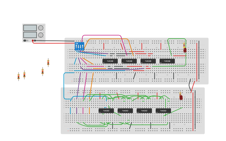 Circuit design Fireplace circuit | Tinkercad