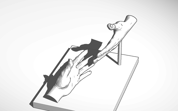 3D design Helping hands - Tinkercad