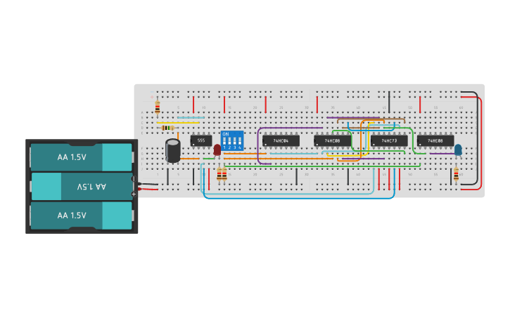 Circuit design actividad 6 - Tinkercad