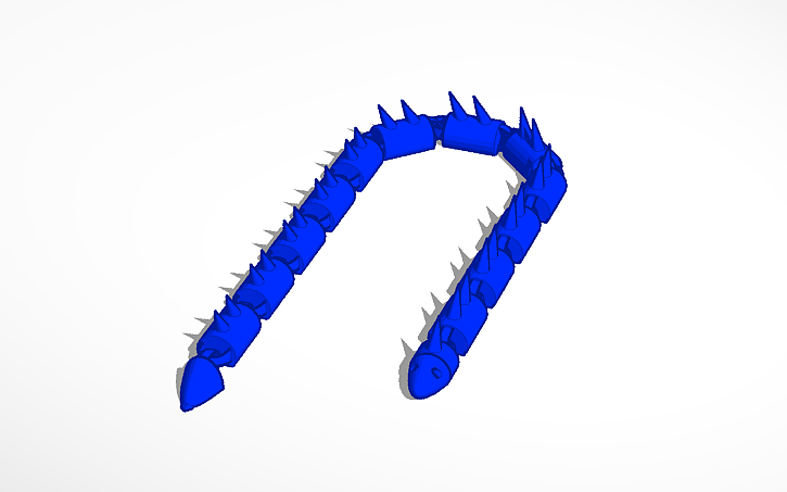 3D design Snake - Tinkercad