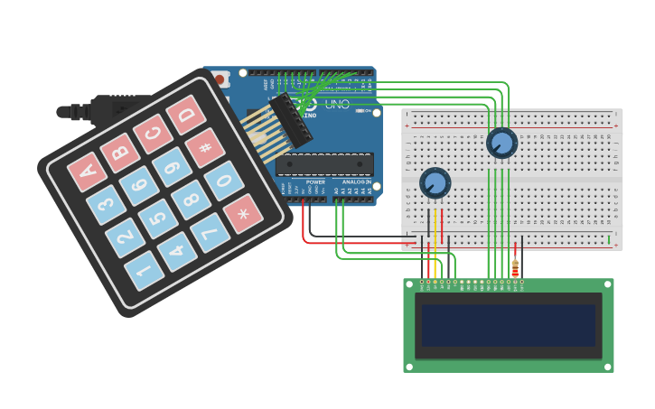 Circuit Design Calculator With 4x4 Keypad 2 Tinkercad