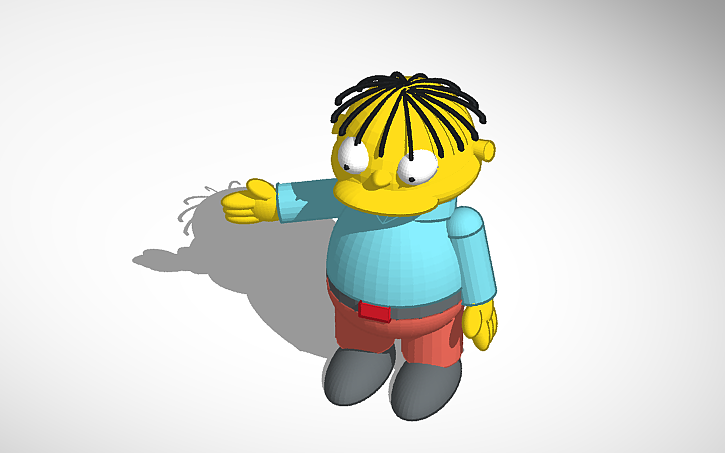 3D design Ralph Wiggum (The Simpsons) - Tinkercad