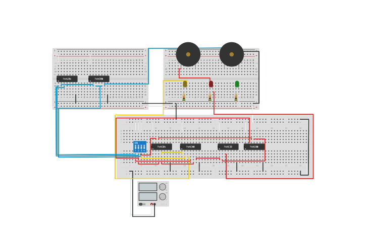 Circuit design CIRCUITO TP | Tinkercad
