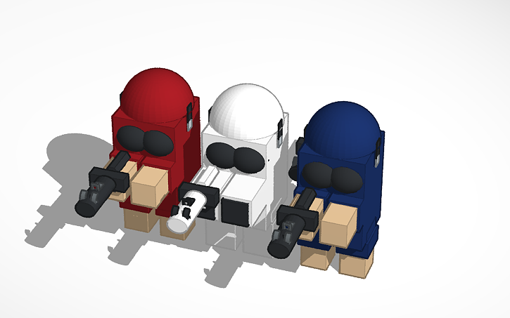 3D design Army Men - Tinkercad