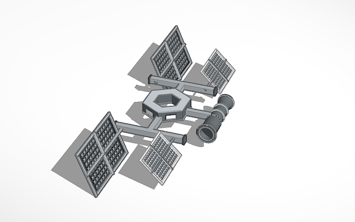 3D design Space station- Maria.U | Tinkercad