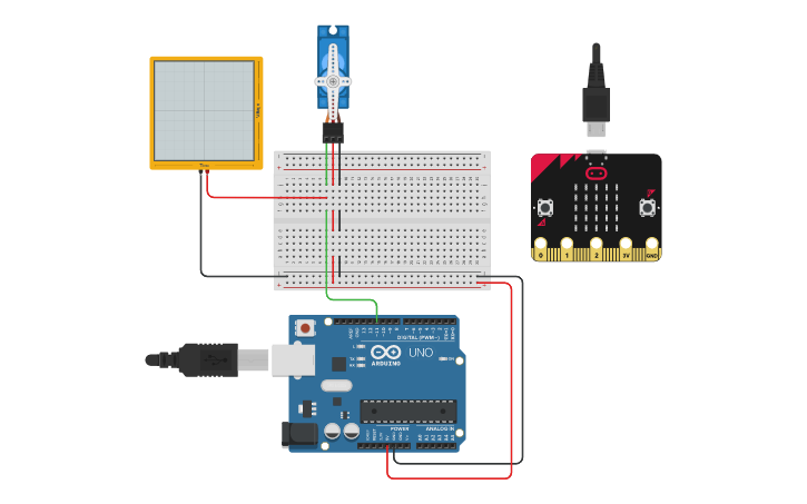 Circuit design PWM Example | Tinkercad