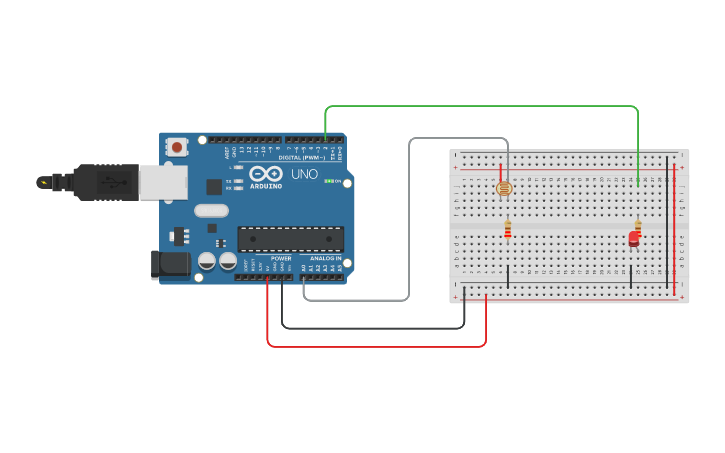 Circuit Design Sensor Tinkercad