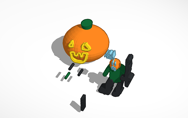 3D design Walnut Creek Majd A pumpkin D Tech - Tinkercad