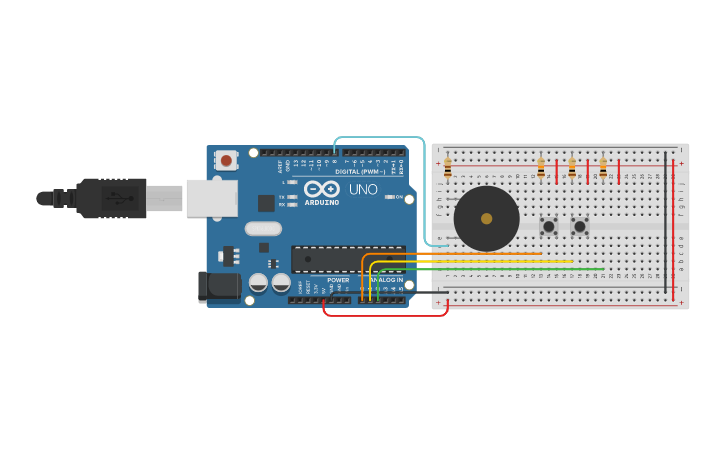 Circuit design keyboard button | Tinkercad
