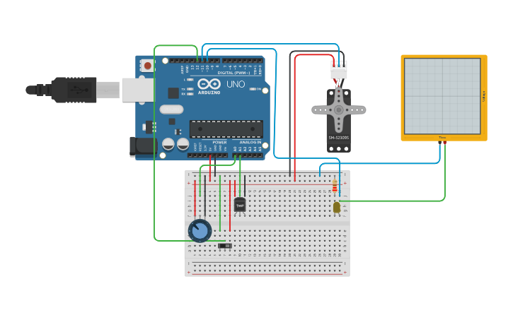 Circuit Design Copy Of Sensors And Actuators With Arduino Tinkercad