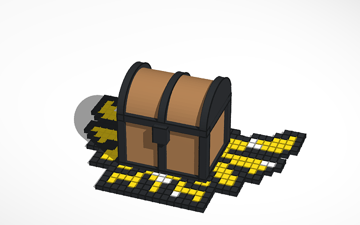 3d Design Zelda Chest Tinkercad
