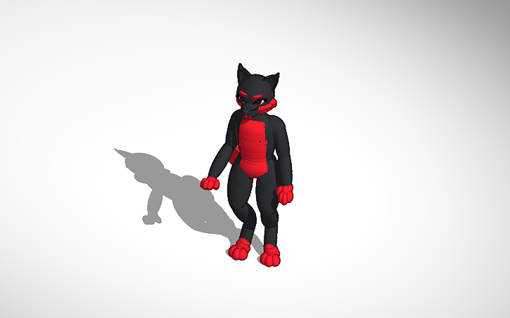 3D design Evil Furry - Tinkercad