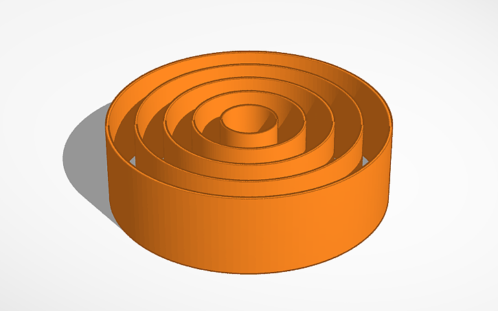 3D design Circular Cookie Cutters - Tinkercad
