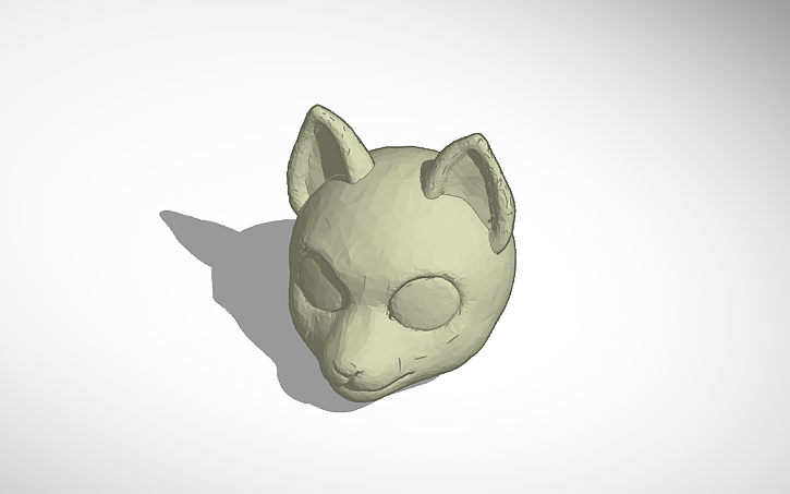 3D design Animal Head 3 | Tinkercad
