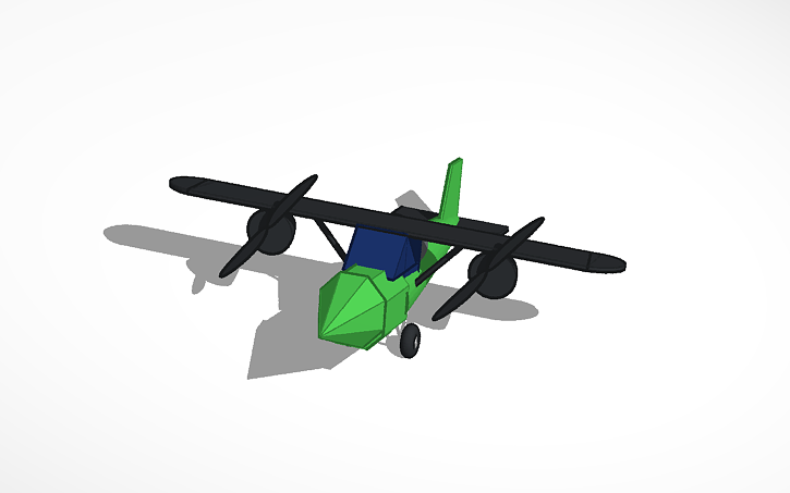 3D design Avion - Tinkercad