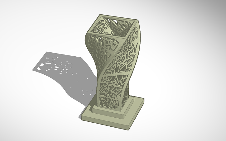 3D design Vase Lumineu - Tinkercad