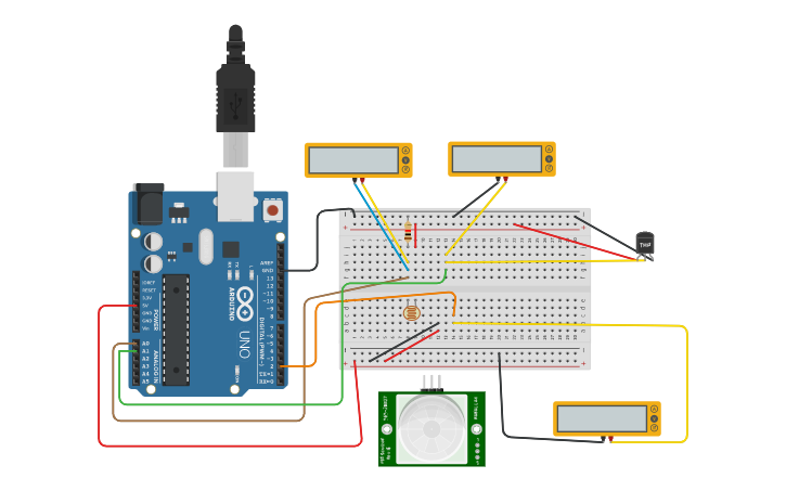Circuit design Shiny Sango - Tinkercad