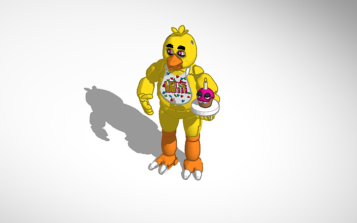 3D design Fnaf 1 Chica - Tinkercad
