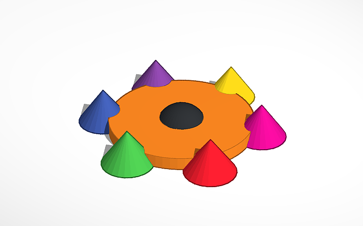 3D design Rishi's rangoli - Tinkercad