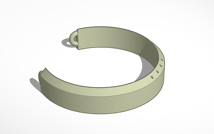 3D design Proto-Finger Wrist Cuff - Tinkercad