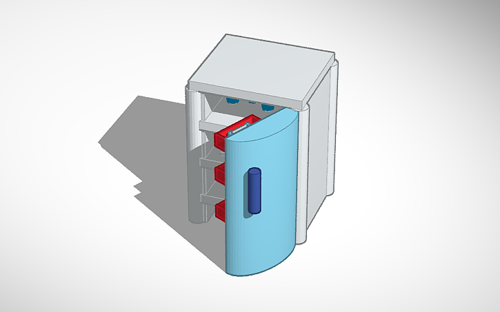 3D design Refrigerator - Tinkercad