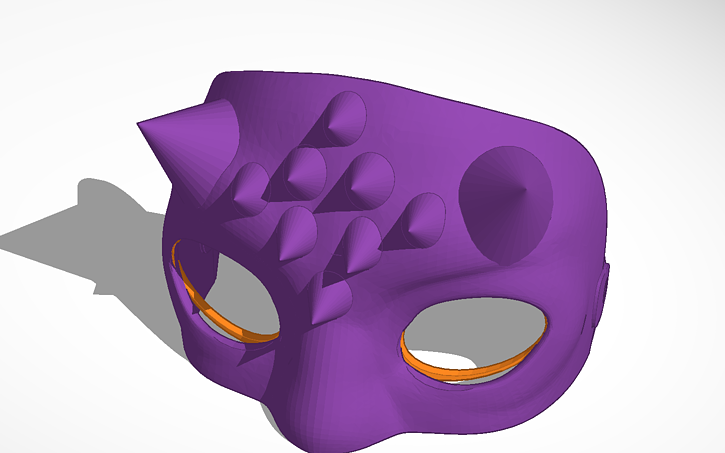 3D design Spike mask eye test | Tinkercad