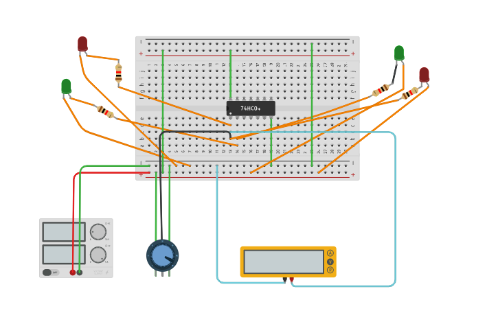 Circuit Design Potentiometer Tinkercad