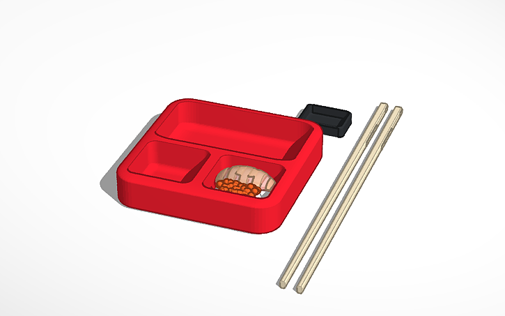 3D design Bento Box - Tinkercad