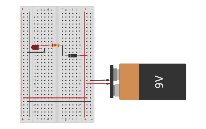 Circuit Design Circuit 5 Diode Tinkercad