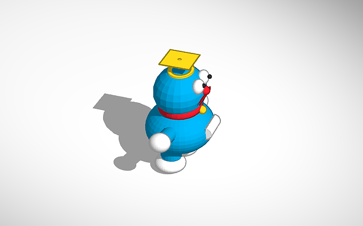 3D design llavero doraemon | Tinkercad