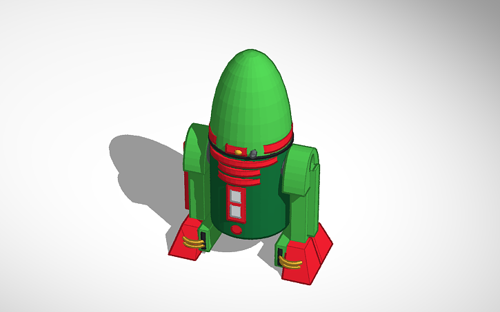 3D design Tall Droid - Tinkercad