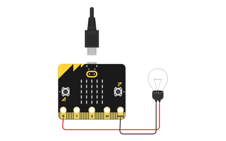 Circuit design Light - Tinkercad