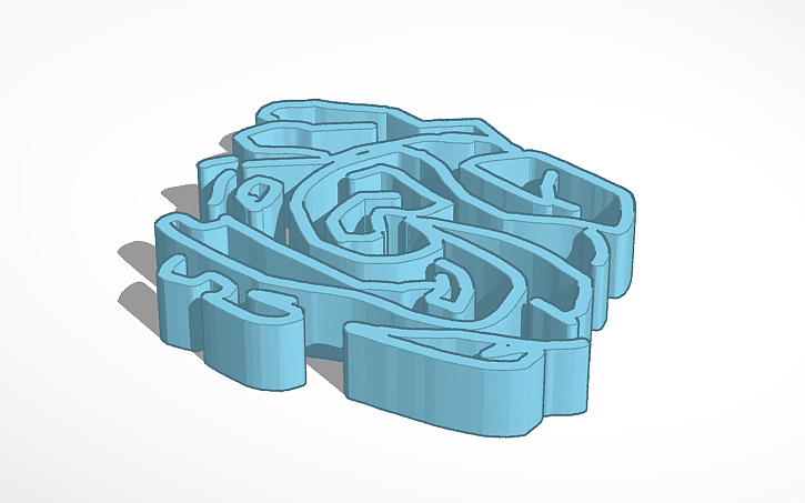 3d Design Abstract Art Tinkercad