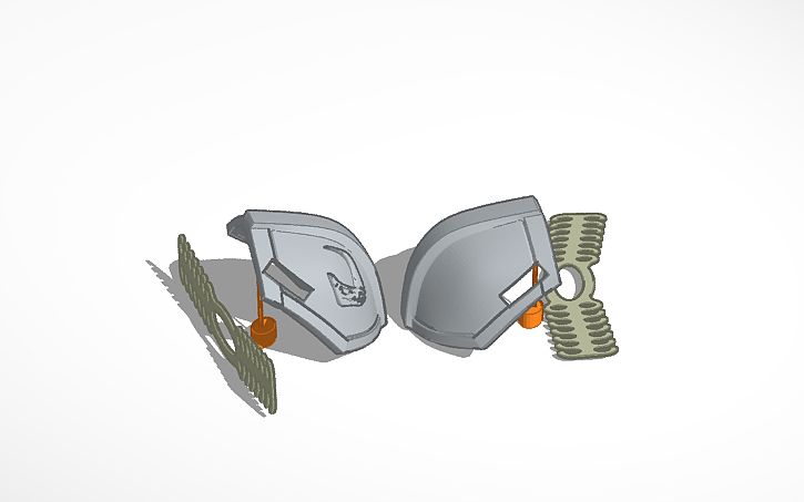 3D design Mandalorian armor (Shoulder pads) - Tinkercad