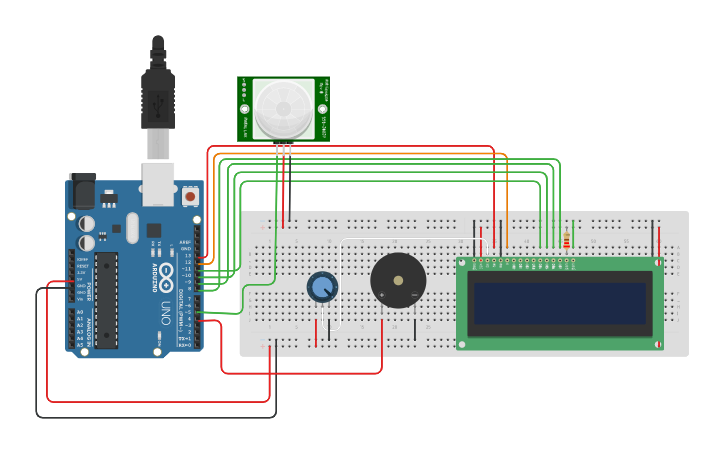 Circuit design Step Detection - Tinkercad