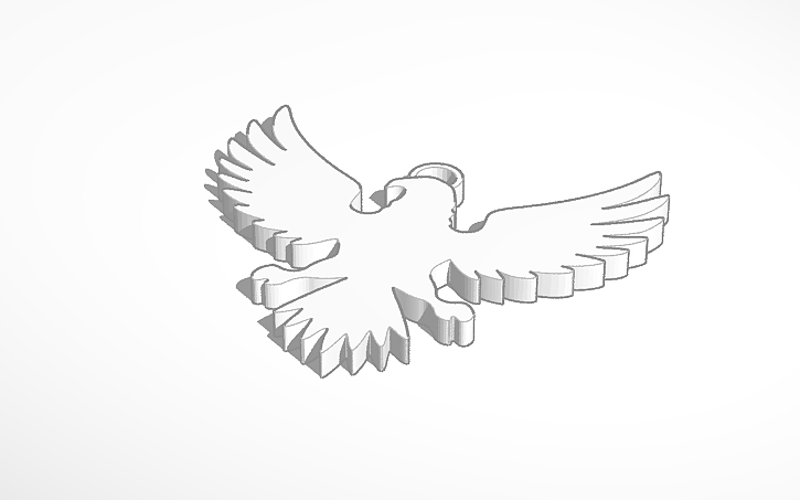 3D design eagle - Tinkercad
