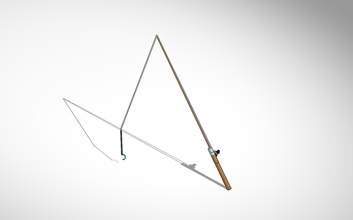 3D design Fishing Rod - Tinkercad