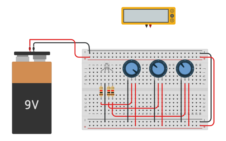 Circuit Design Controlando Led Rgb Com Potenciômetros Tinkercad