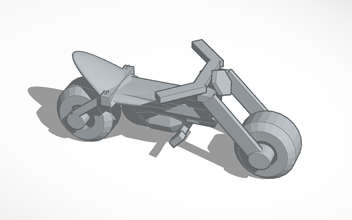 3D design Movable Motorcycle(final copy). Muhammad Annas - Tinkercad