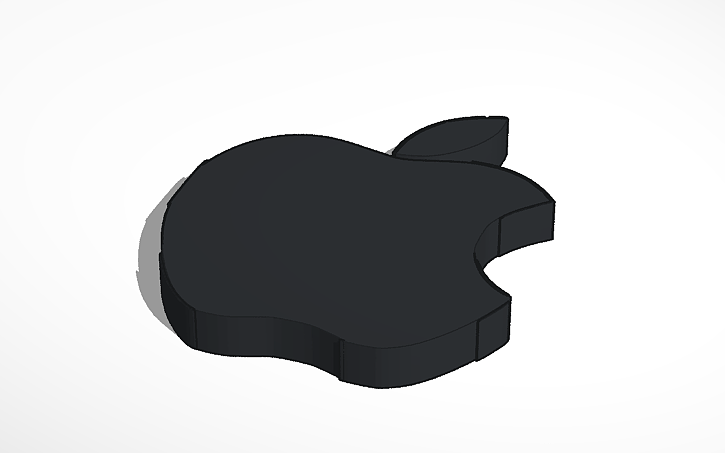 3D design Apple icon - Tinkercad