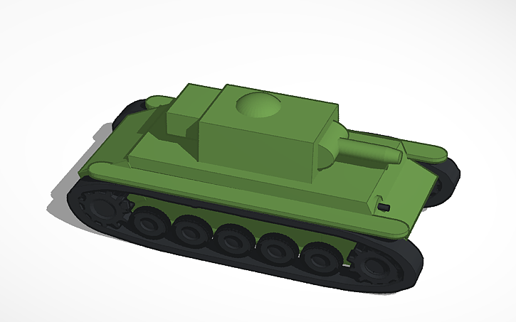 3D design WW2 M24 Chaffee light tank | Tinkercad