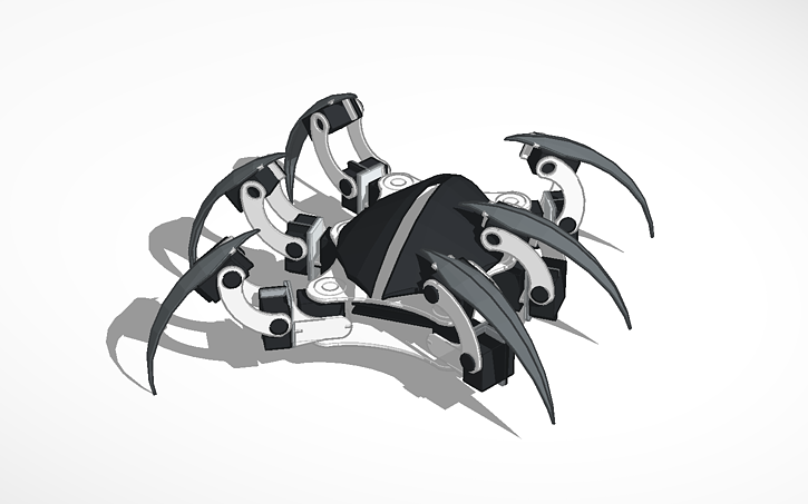 3D design Spider Robot - Tinkercad