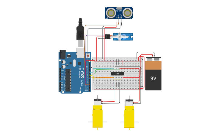 Circuit design ELECTRONICA Y PROGRAMACIÓN - Tinkercad