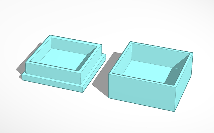 3D design Copy of Small box with lid - Tinkercad