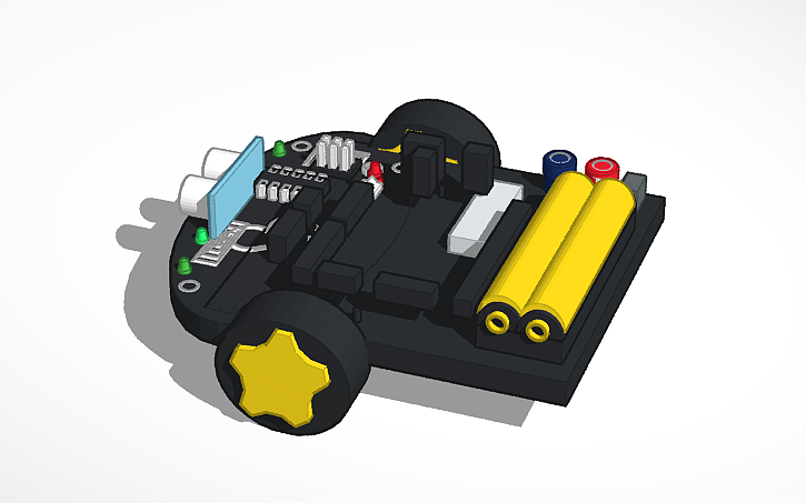 3D design microbit chassis - Tinkercad