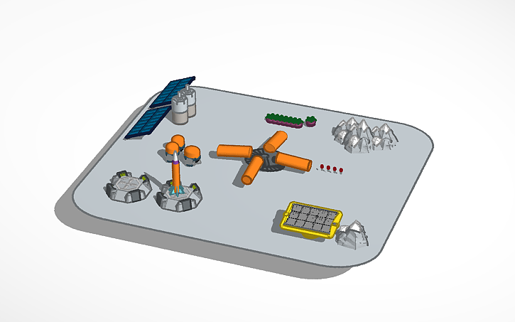3D design Moon Camp | COLAHH | Tinkercad