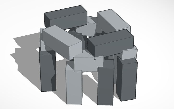 3D design Stone Hedges | Tinkercad