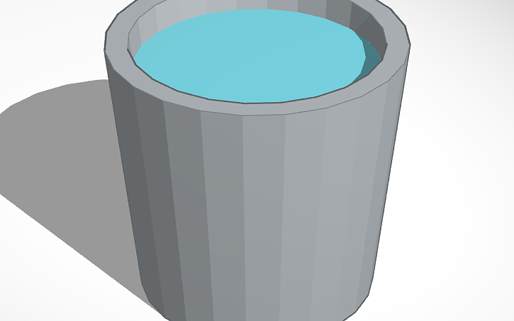 3D design Bucket - Tinkercad