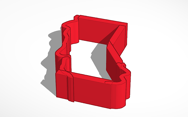 3D design California cookie cutter, Evan.Anzaldo - Tinkercad